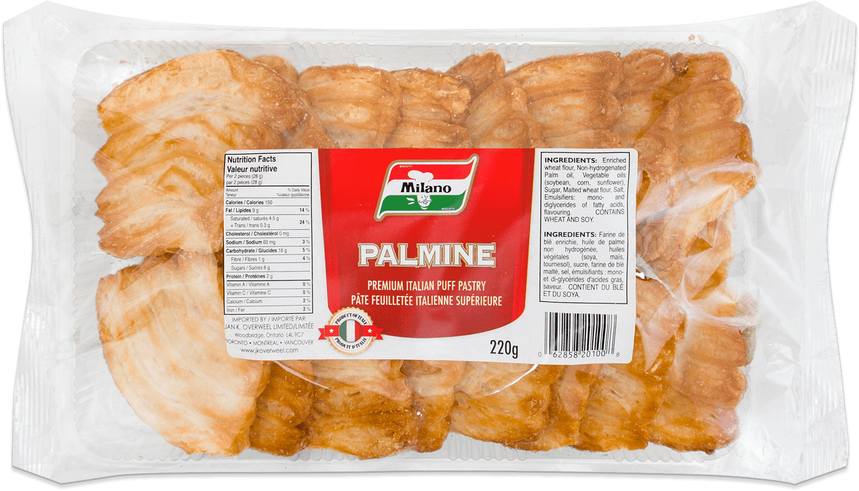 Milano Palmine Puff Pastry | Jan K. Overweel